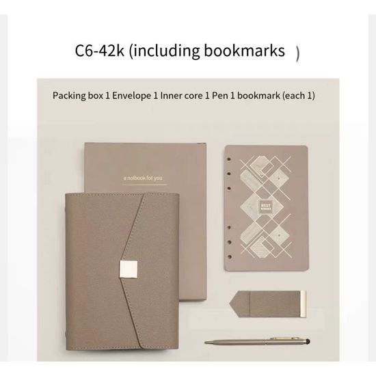 Feuillet mobile,Carnet de notes à feuilles mobiles haut de gamme,en ...