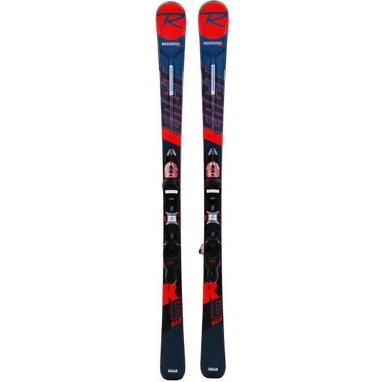 Ski Rossignol React 6 Compact + fixations - Cdiscount Sport
