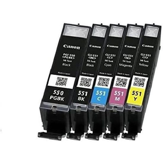 550Xl 551Xl Compatible Cartouches D'Encre Remplacement Pour Canon Pgi ...