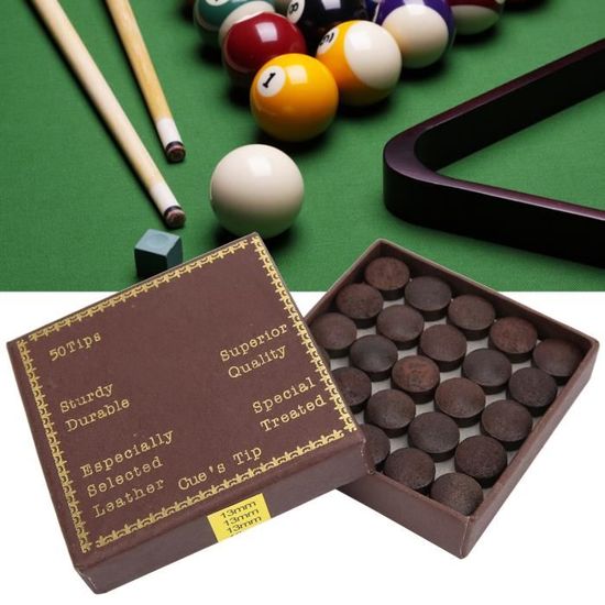 Embouts de queues de billard Nine Ball 13mm en boîte - ZERONE ...