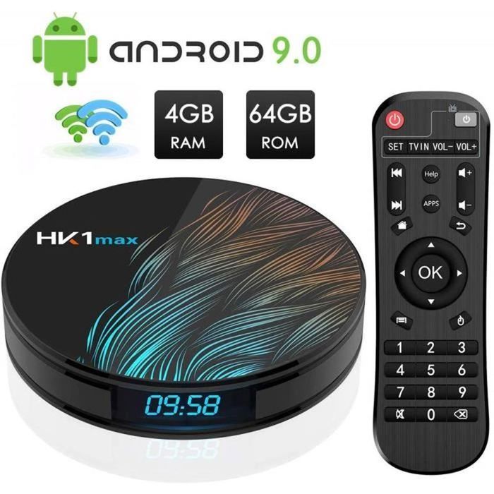 MEDIA STREAMER - BOX MULTIMEDIA Android TV Box HK1 Max RK3318 Quad-Core ...