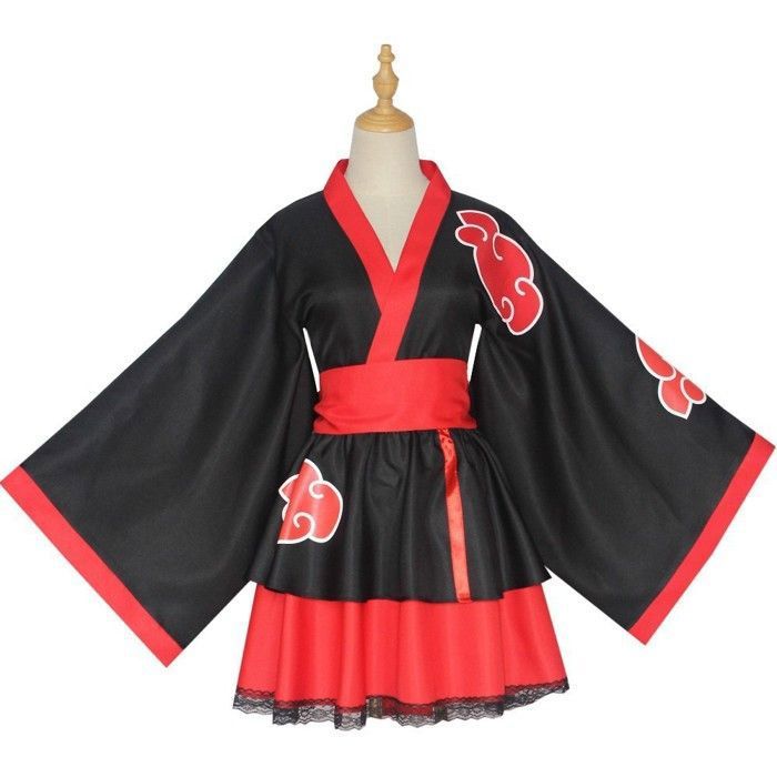 DEGUISEMENT Naruto Cosplay Uchiha Sasuke Costume Lolita Robe ...