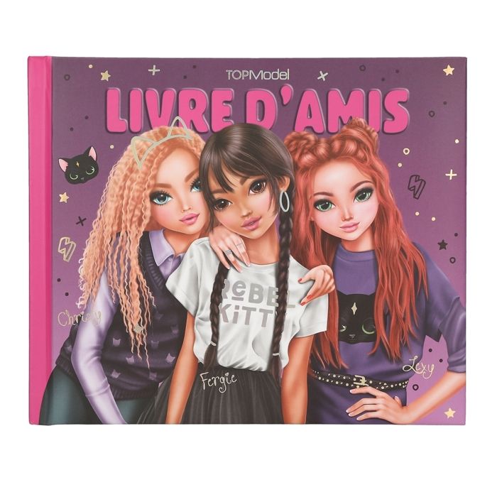 Livre d'amitié - TOPModel - Mon livre d'amis - Christy, Lexy et Fergie ...