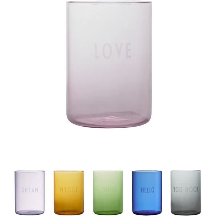 Verres Colorés 350 Ml | Verre À Boire Transparent | Gobelet En Verre ...