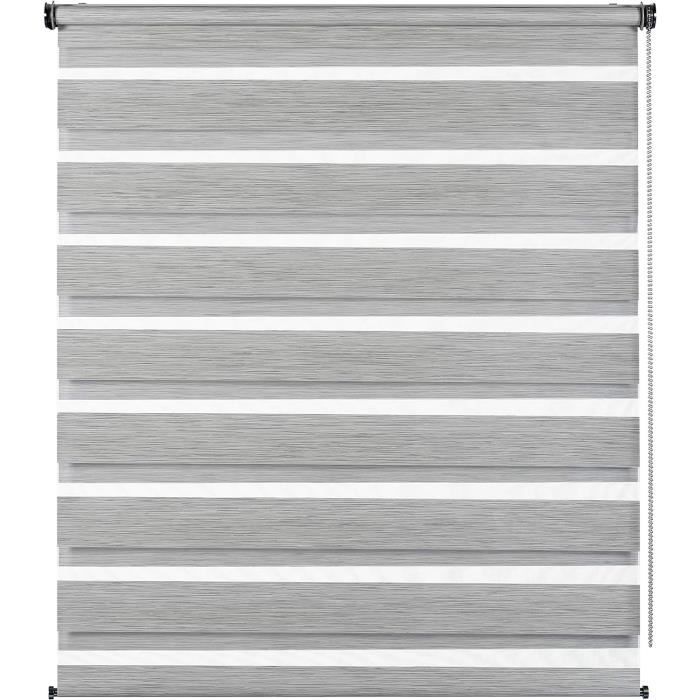 Store Enrouleur Double De Luxe, Montage Au Plafond-Mur, Store Double ...