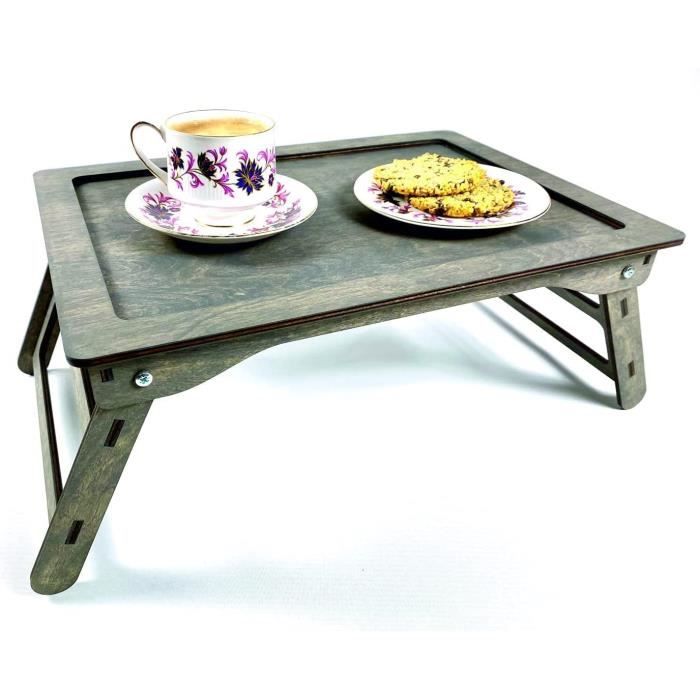 Plateau de lit avec pieds pliants, table de petit-déjeuner, table pour ...