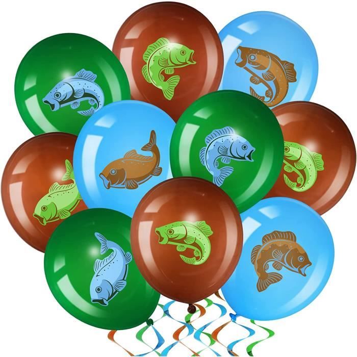 36 Packs Ballons Flotteur de Poisson Ballon de Fête Poisson en Latex ...