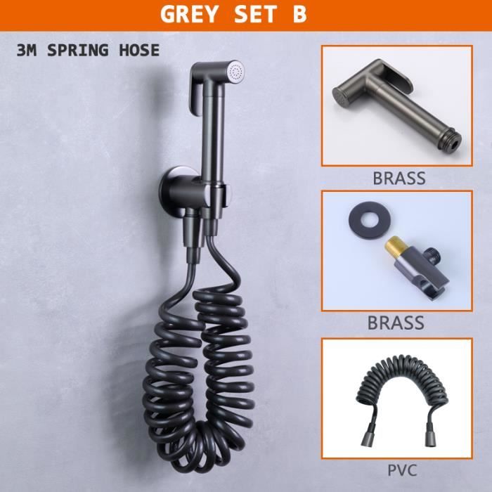 Bidet,Pulvérisateur de Bidet rond en laiton massif, robinet à froid ...