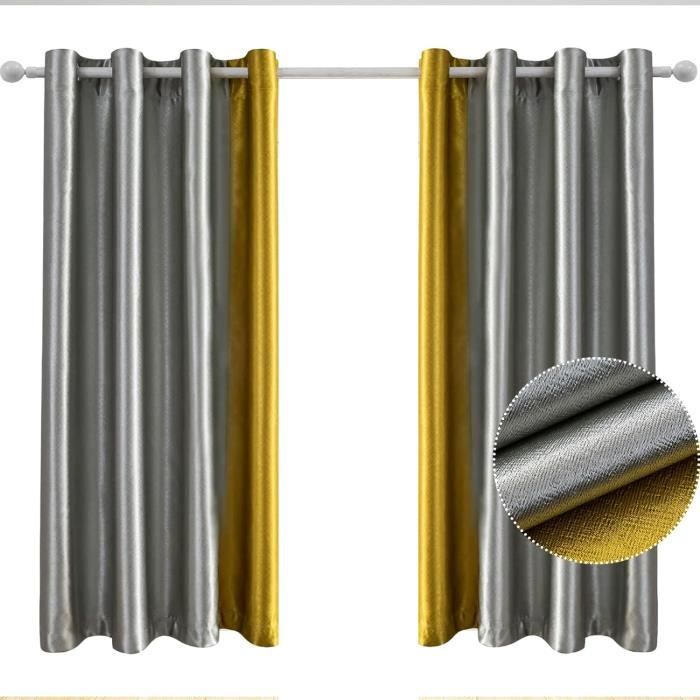 Rideaux Intérieurs Lot De 2, Rideau Thermique Isolant Anti Froid Et ...