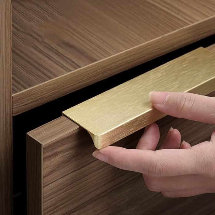 Poignée Encastrable Poignées Invisibles,Poignet Meuble Doré,Porte ...