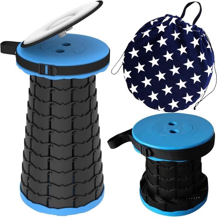 Locyop Tabouret Pliable Actualisé Télescopique Portable Tabouret ...