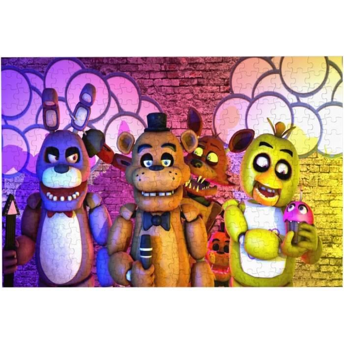 Fnaf Puzzle Fnaf En Bois Pour Brèche De Sécurité Des Cinq Nuits ...