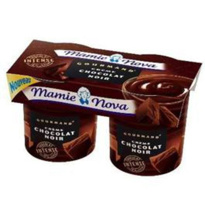 MAMIE NOVA Crème dessert au chocolat - 70% de cacao 2x150g - Cdiscount ...