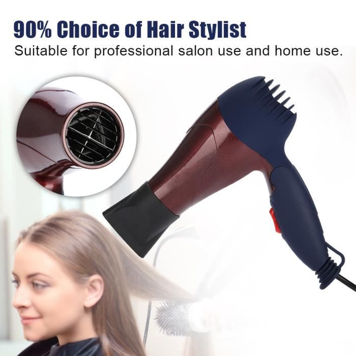 Mini Sèche-Cheveux - MXZZAND - Pliable Léger - 1500W - 2 Vitesses ...
