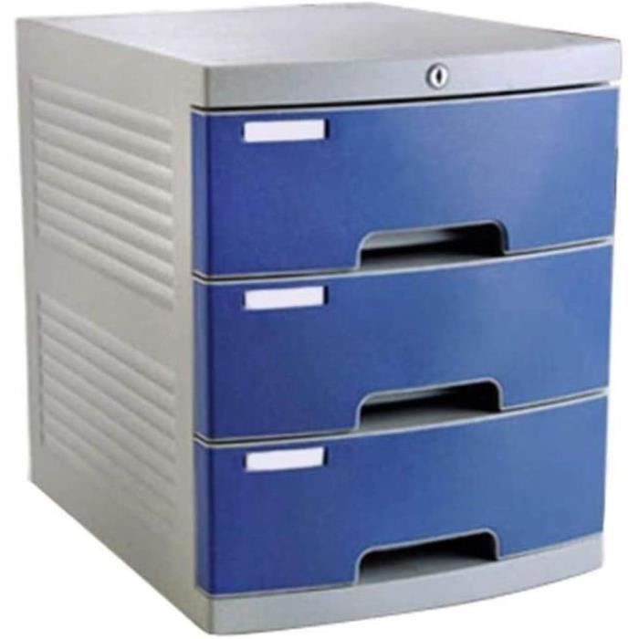 Meuble De Classement Classeurs Bureau 4 Couches Avec Verrouillage ...