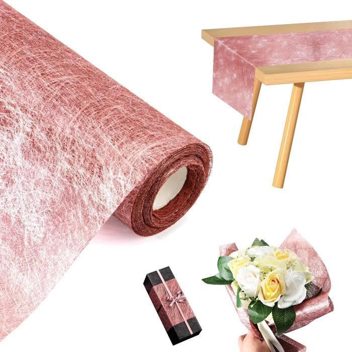 Chemin De Table En Tissu Non-Tissé Décoratif Réutilisable, Courroie De Table Elégante ...