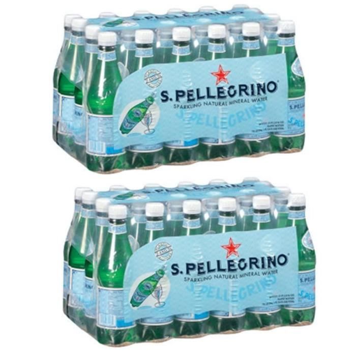 Eau Minérale San Pellegrino PACK XX, 48 bouteilles Pet de 50cl - Cdiscount Au quotidien