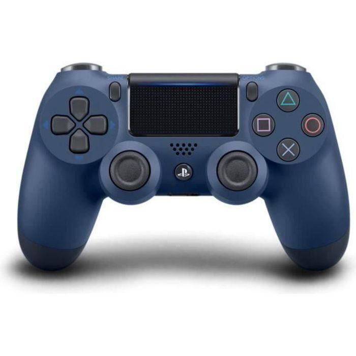Manette PS4 DualShock 4.0 V2 Midnight Blue - Cdiscount Informatique
