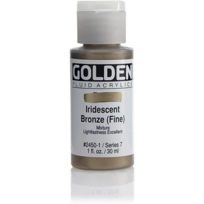 Pro-Art Golden Fluid Peinture acrylique 28,3 g Bronze irisé329 ...