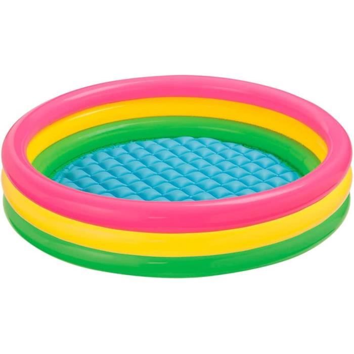 Intex - 57107NP - Pataugette Ronde Rainbow20 - Cdiscount Jeux - Jouets