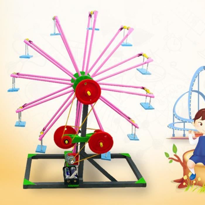 1 pièces bricolage grande roue expérience assemblée drôle éducatif à la ...