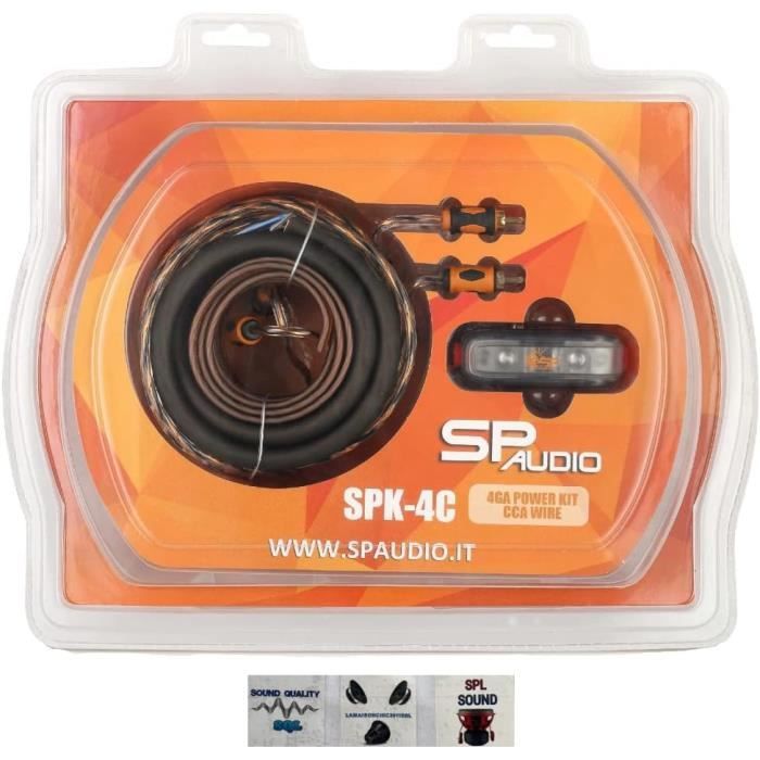 1 Sp Audio Spk-4C Kit Câble Amplificateurs 4 Awg Haut-Parleurs Bateau Piscine Hôtel Restaurant ...
