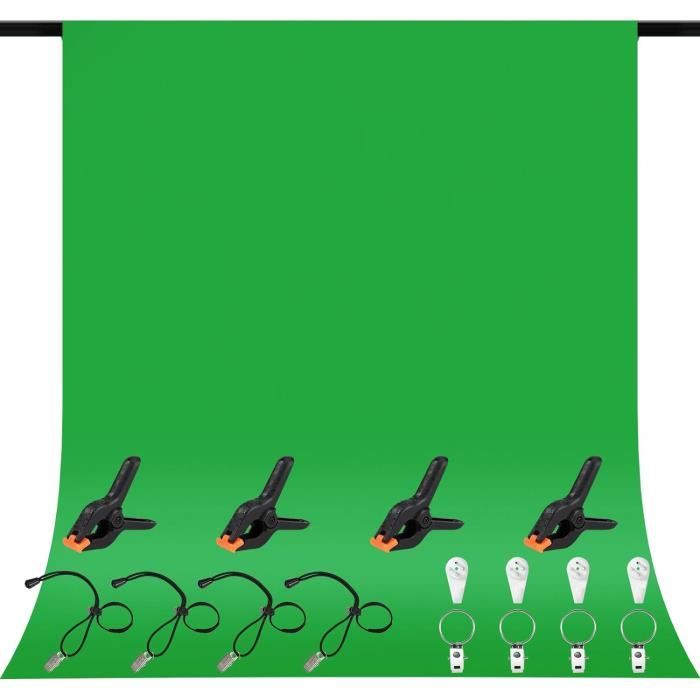 Toile De Fond Vert 3X2M Grand Greenscreen Fond De Photographie Écran ...