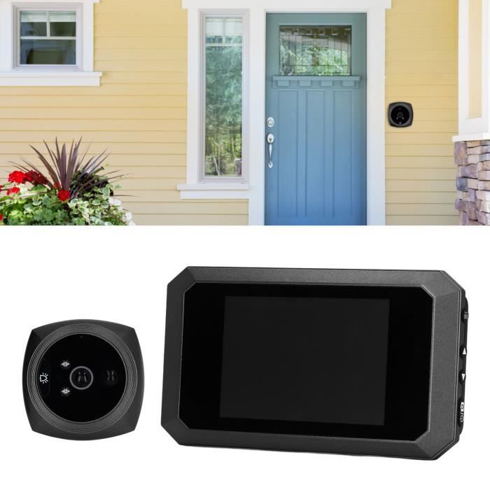 VBESTLIFE Kit de visionneuse de porte électronique intelligente Kit ...