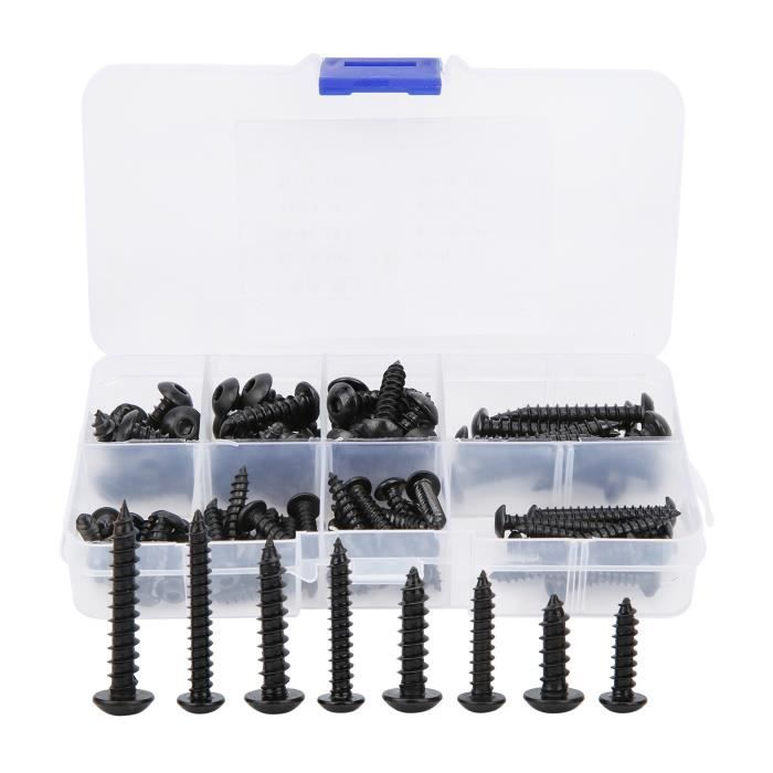 YOSOO Vis autotaraudeuse Kit d'assortiment de clous de cloison sèche à prise hexagonale à prise ...