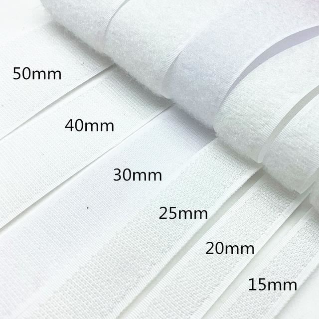 Velcro collant,White-50mm--Bande Adhésive À Crochet Et Boucle De Câble ...