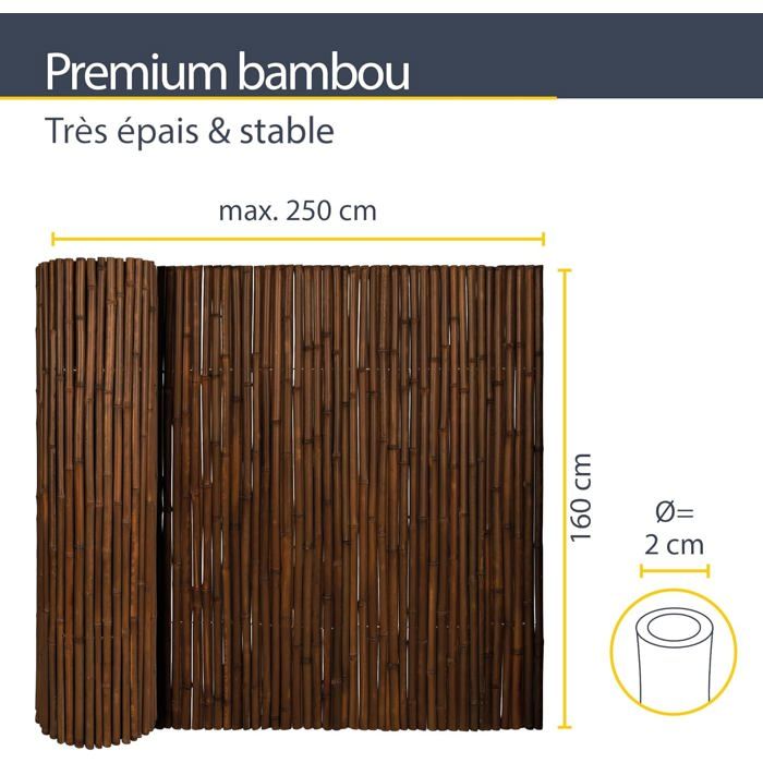 Brise Vue Bambou Brico Depot