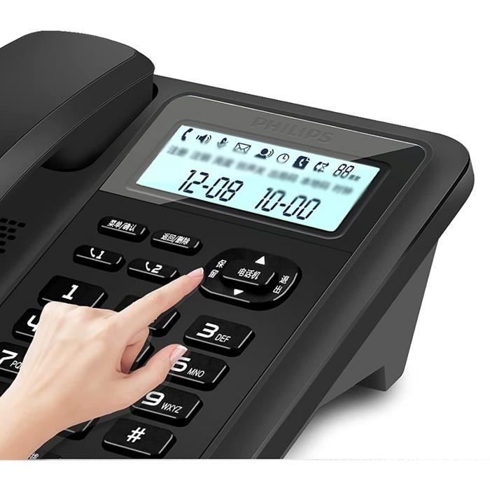 Téléphone Téléphone sans fil numérique + bureau Corded Téléphone, Avec ...