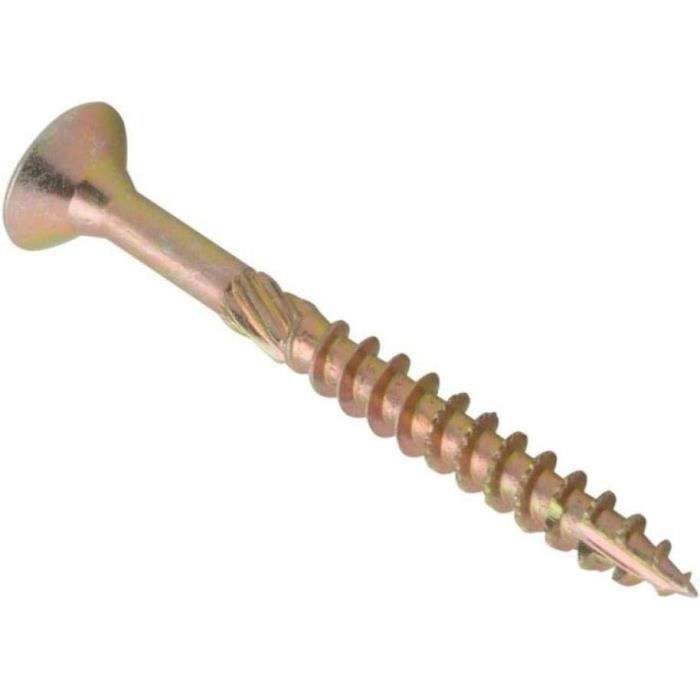 Spectre Advanced Lot De 200 Vis À Bois Multi-Usages Jaune Zinc Passivé ...