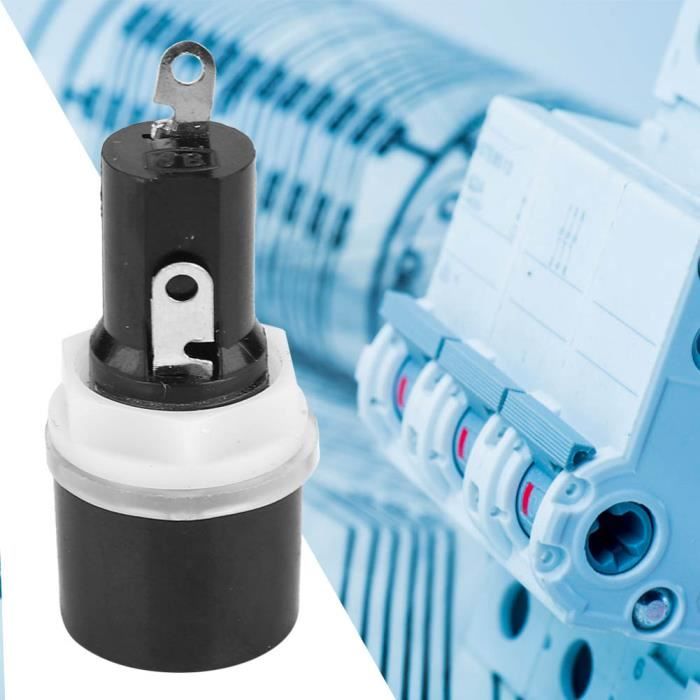 Porte-fusible, 10 pièces Porte-fusible à tube plat, 10A 250V Boîtier de ...