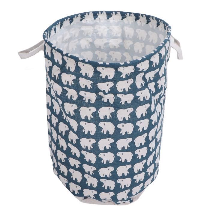 Panier à linge - DRFEIFY - Pliable en tissu - 34x43 cm - Style ...