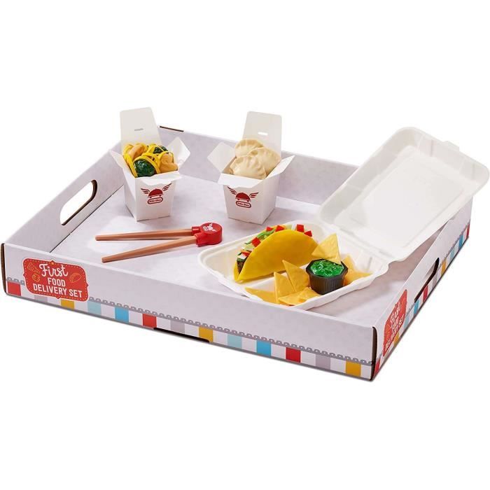 Little Tikes - Set de livraison nourriture - Pizza, asiatique et tacos ...