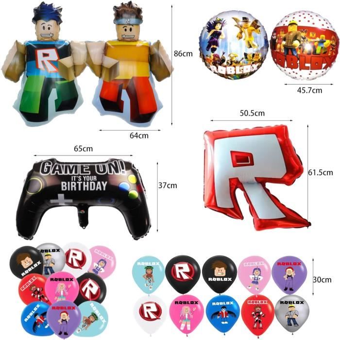 Roblox Ballons,Decoration Anniversaire Roblox,Décorations De Ballons ...