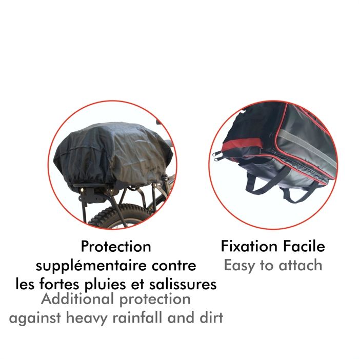 Sacoche vélo étanche IPX6, capacité 17 litres - Cdiscount Sport