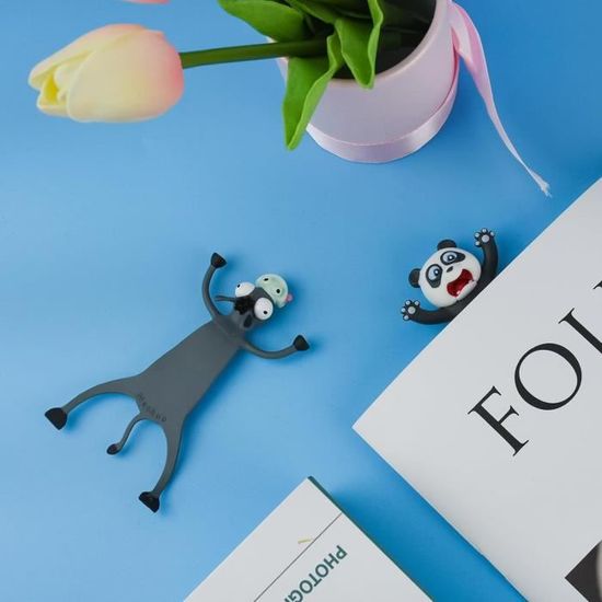 2 Marque page enfant, animaux mignons bookmarks, marque page en 3D ...