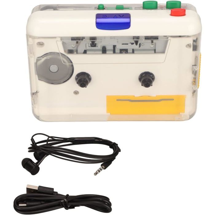 Lecteur cassette portable-KAL-Lecteur Cassette K7 Portable,Baladeur et ...