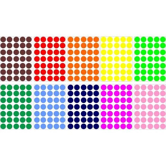 Lot gommettes autocollantes enfant ronde r3 - Cdiscount Jeux - Jouets