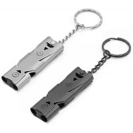 2 pièces Sifflet, sifflet de signalisation Sifflet sonore d'urgence ...