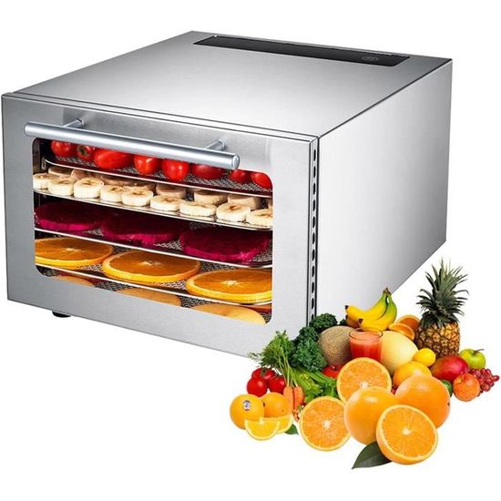 Deshydrateur Alimentaire Inox, Déshydrateur De Fruit, Machine À Sécher ...