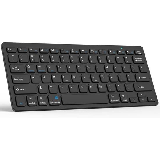 Clavier Sans Fil Bluetooth,Français Clavier Wireless Rechargeable ...