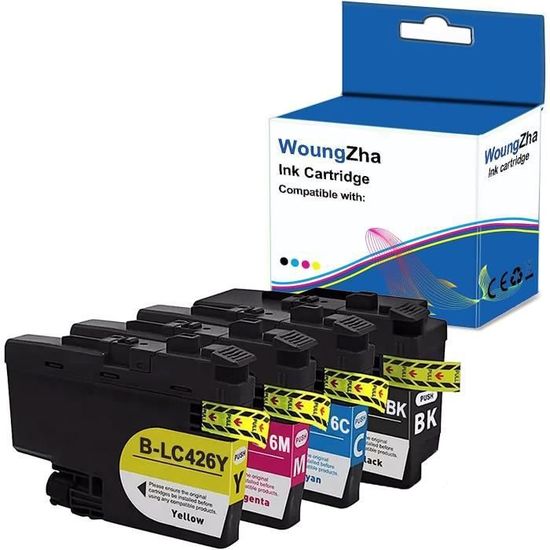 Woungzha LC426XL cartouches d'encre LC426XL Compatible avec Brother ...