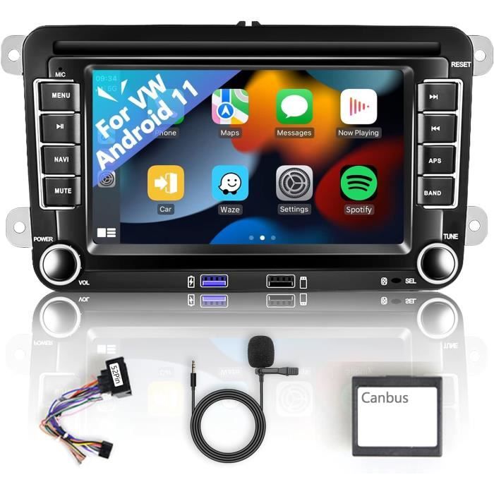 Carplay-Android Auto Android Autoradio Pour Vw Golf 5 6 Avec Gps-Wifi,7 ...
