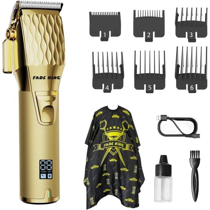 Tondeuse cheveux hommes professionnelles sans fil tondeuse barbe electriques tondeuse à cheveux ...