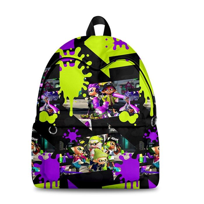 Splatoon 3 Merch tissu une épaule porte-clés sac à dos imprimé étudiant ...