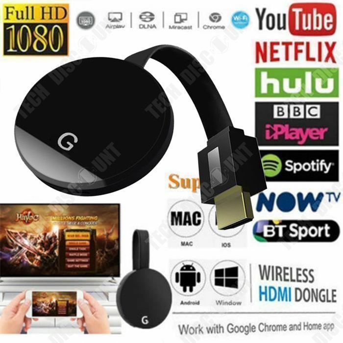 Streamer multimédia - Version améliorée - HDMI 4rd Generation - HD ...