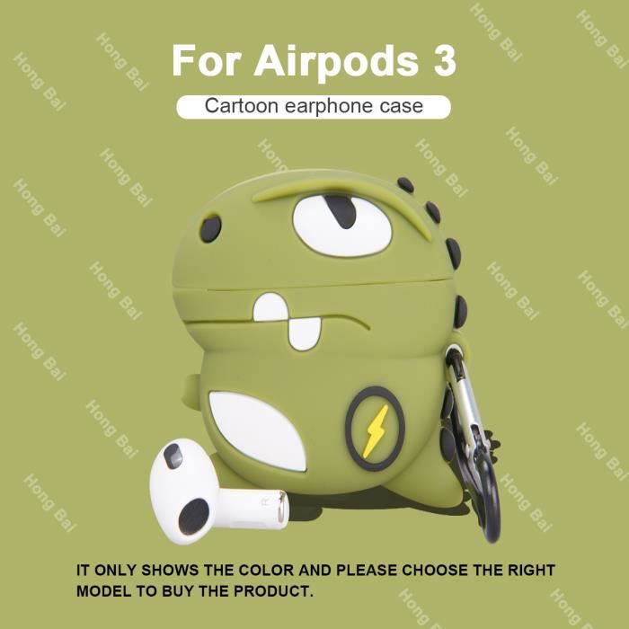 For New Airpods 3 - Nouveau boîtier Airpods en Silicone, mignon et ...